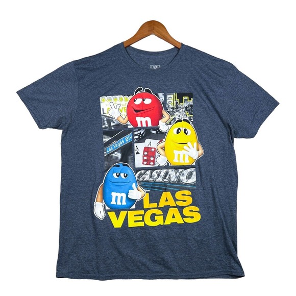 M&M'S | Shirts | Mms World T Shirt Men Gray Adult Vintage 9s Snacks ...